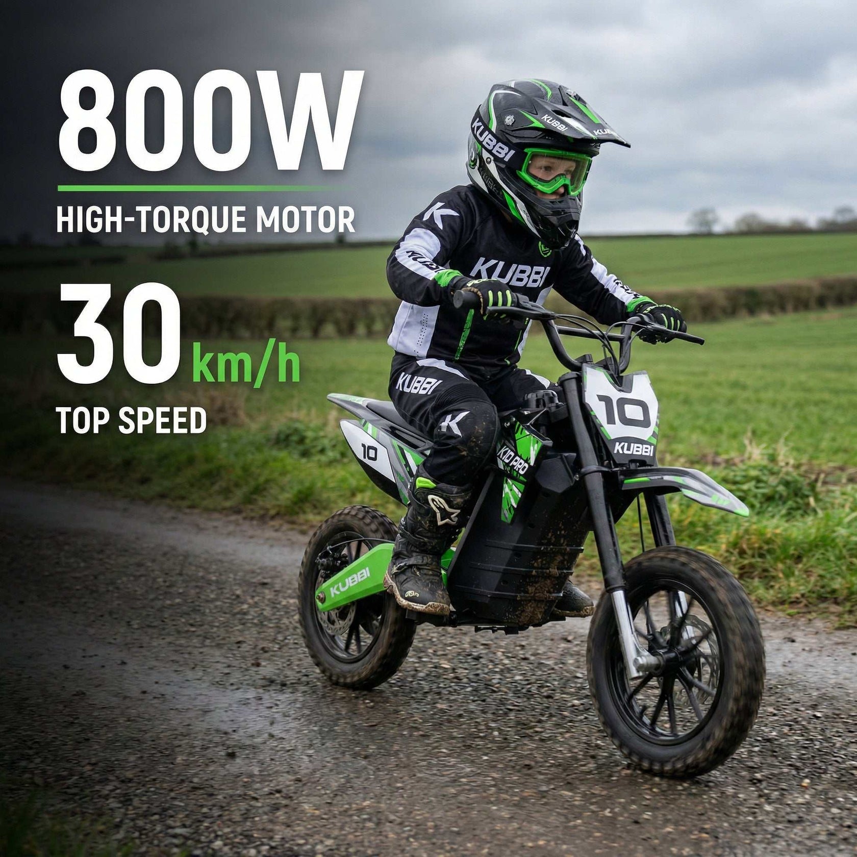Kubbi K10 Pro Kids Electric Dirt Bike with Powerful Motor